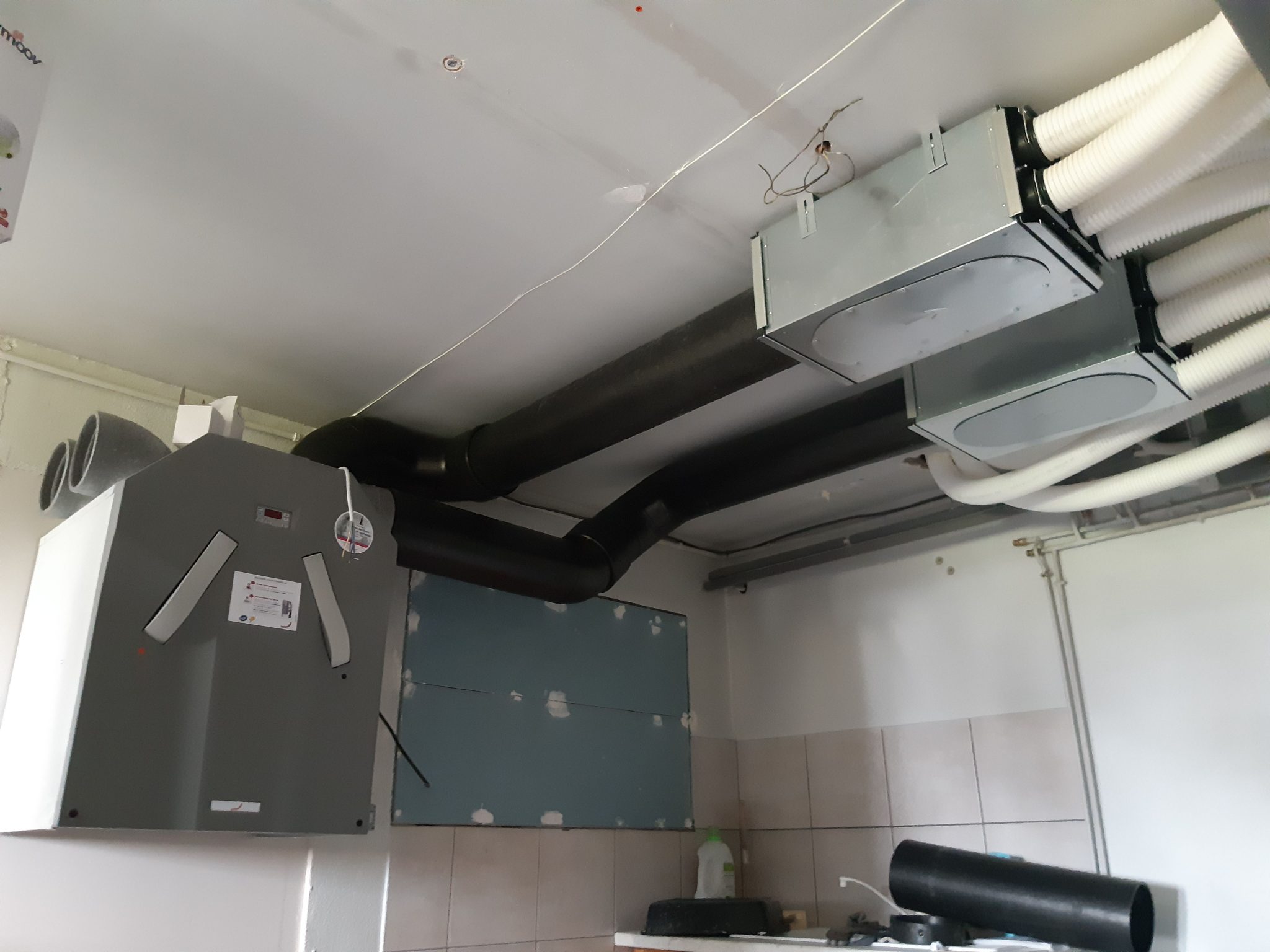 Réalisations de poses de VMC double flux - Travaux de rénovation énergétique